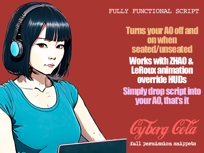 Second Life Marketplace - AO Autopilot - automatically turns your AO on and off